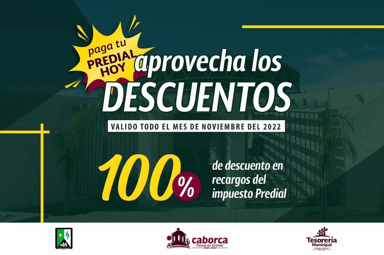 Aprovecha los descuentos del 100% en recargos del impuesto predial – H ... Aprovecha los descuentos del 100% en recargos del impuesto predial – H ...